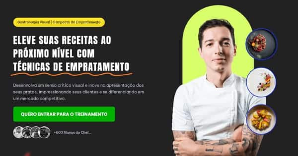 Eleve o nível de suas receitas com técnicas de empratamento